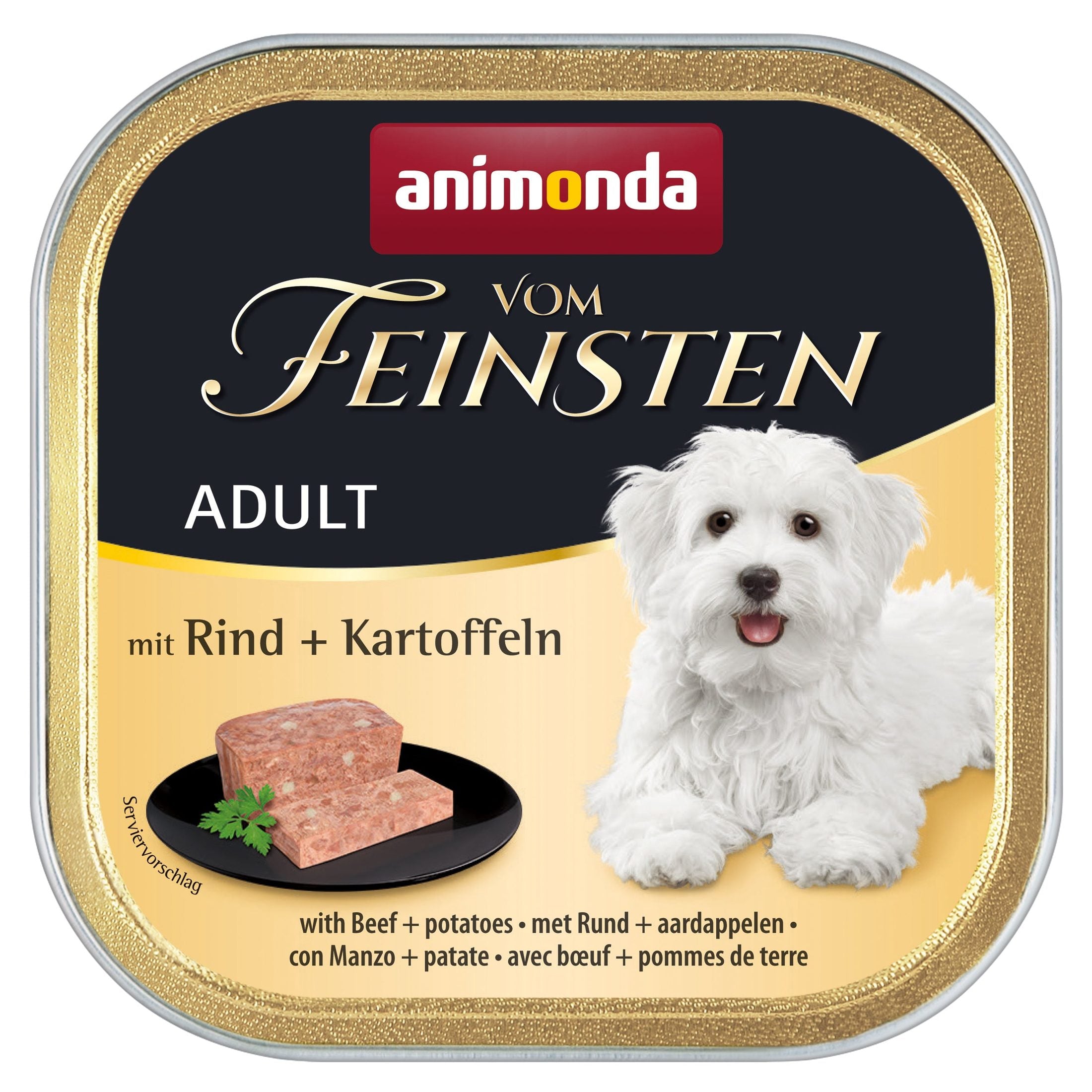 Animonda vom Feinsten Dog - Schale Menü Adult Rind & Kartoffeln – zoo.de