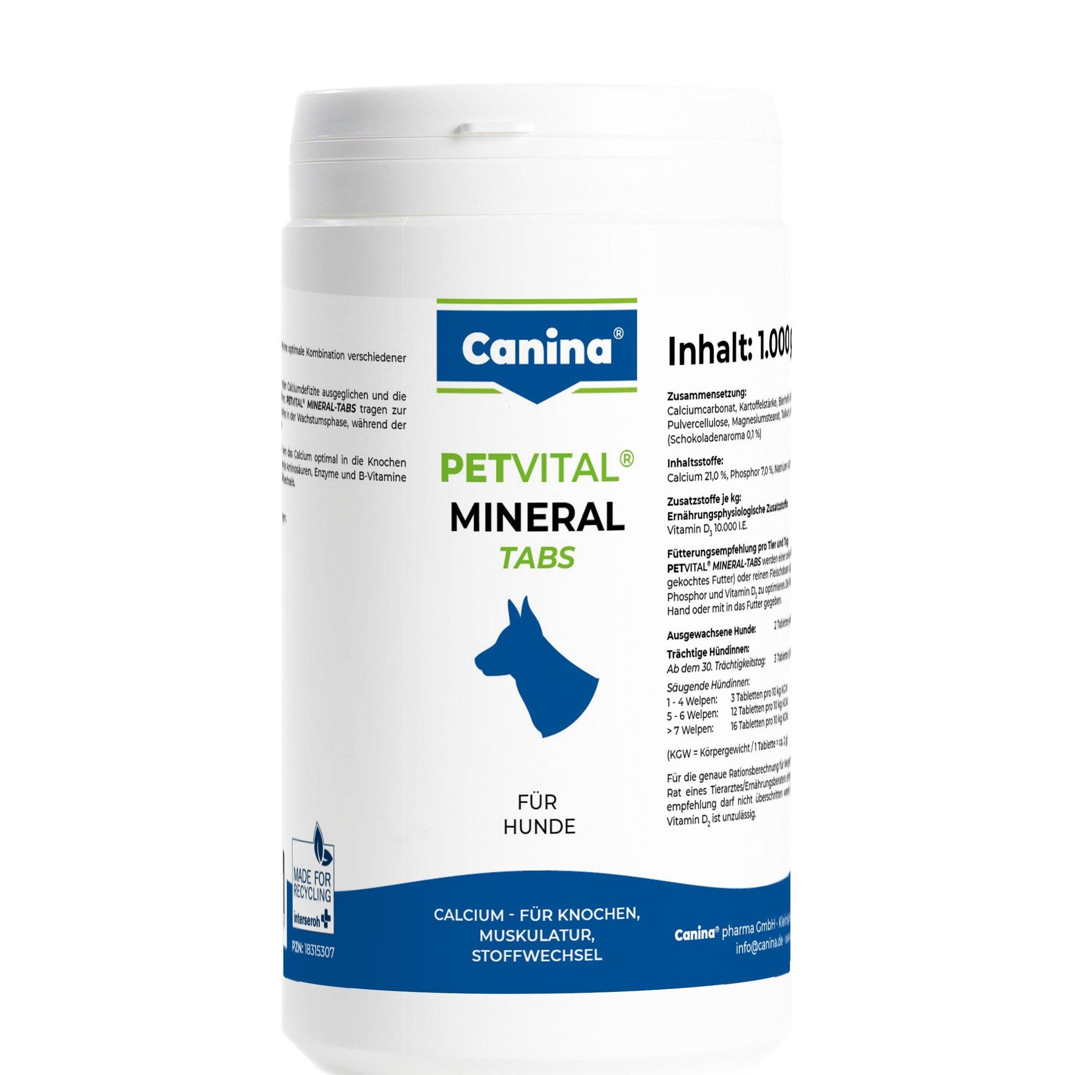 Canina PETVITAL Mineral-Tabs – zoo.de
