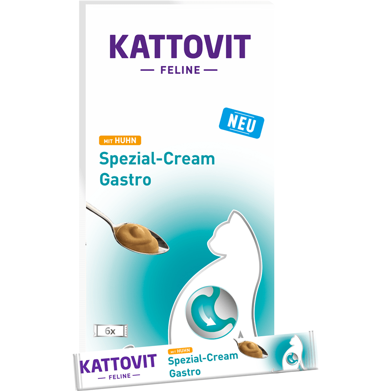 Kattovit Cat - Feline Diet Gastro mit Huhn Spezial-Cream – zoo.de