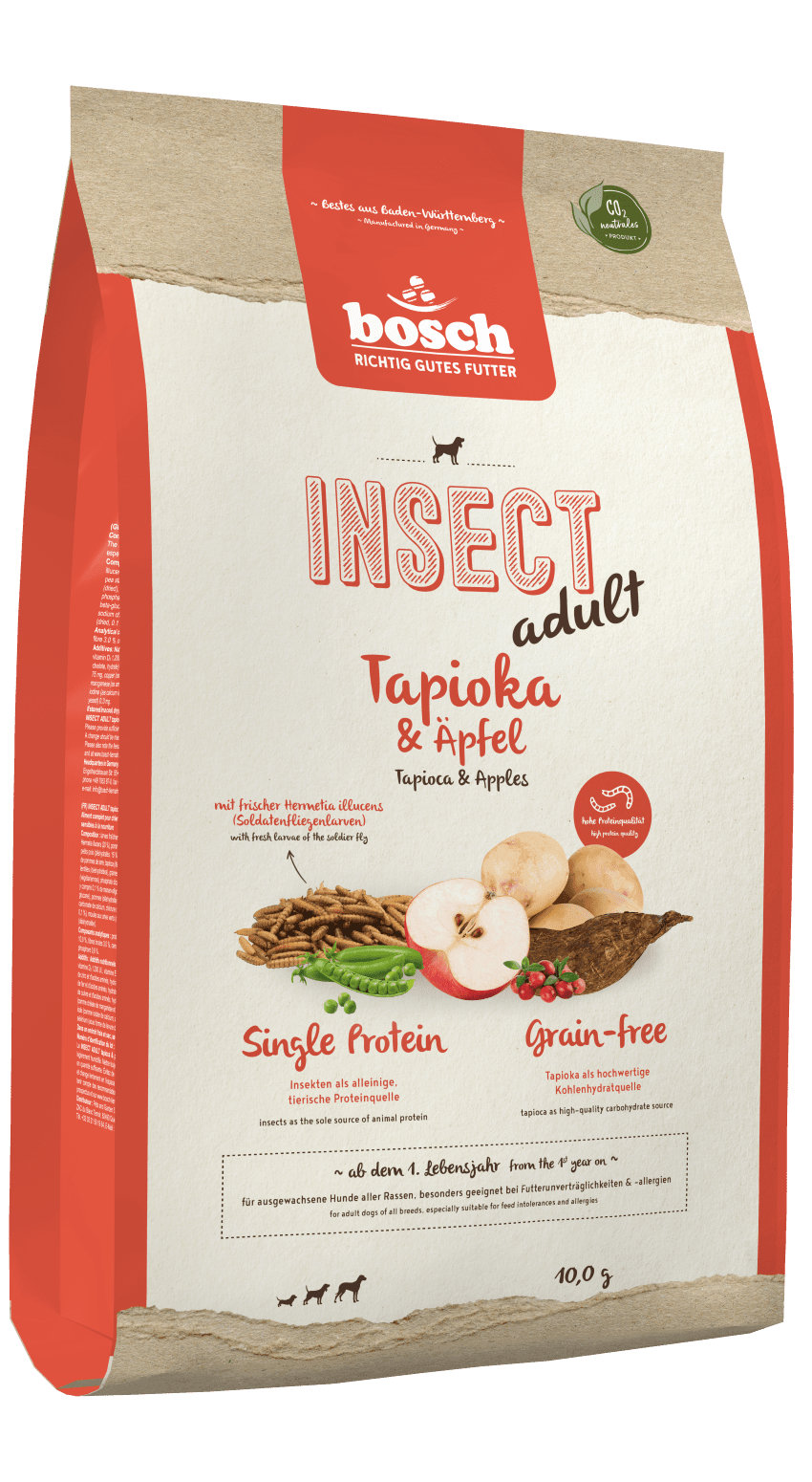 Bosch Dog HPC Insect Adult Tapioka & Apfel – zoo.de