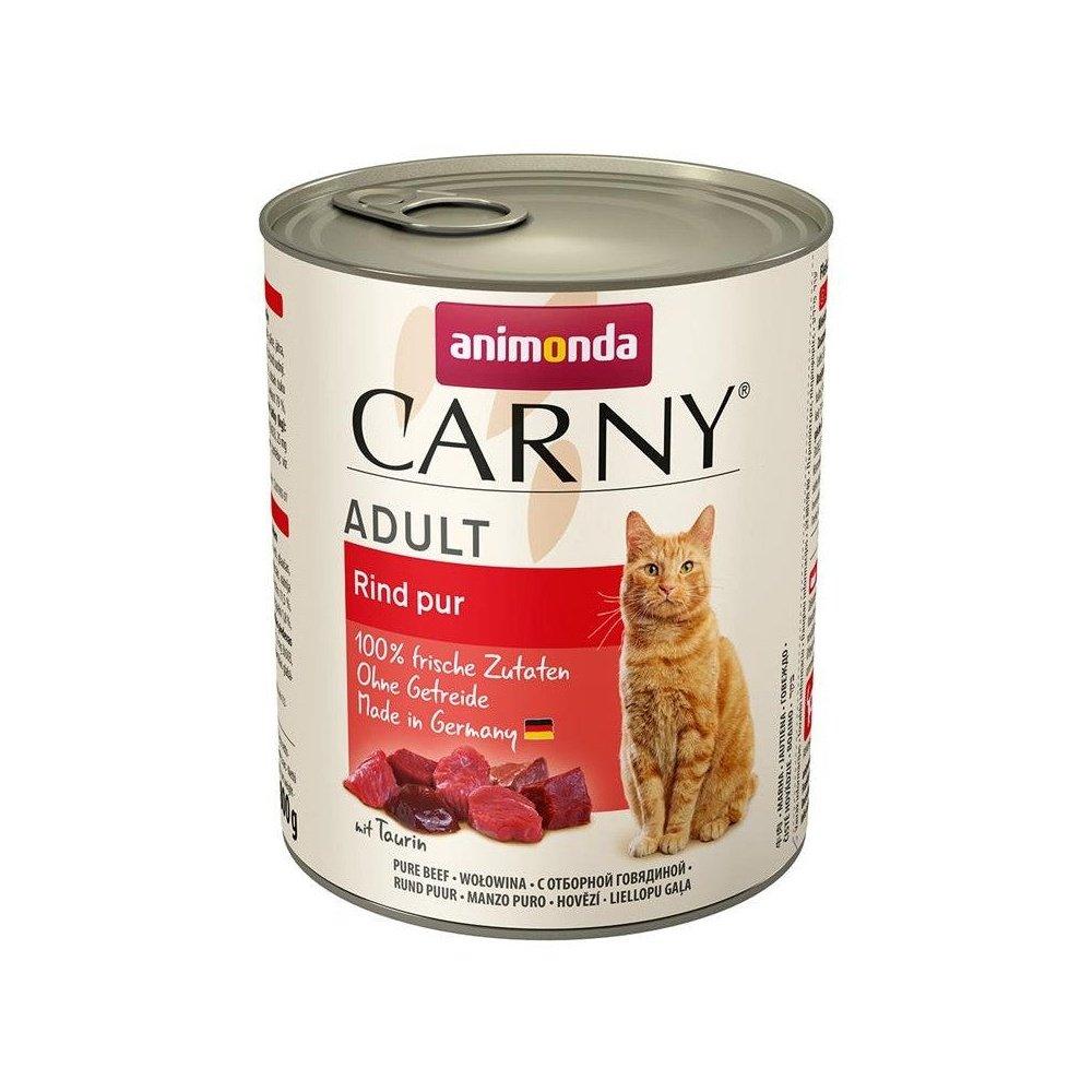 Animonda Cat Carny Adult Rind pur – Nassfutter getreidefrei – zoo.de