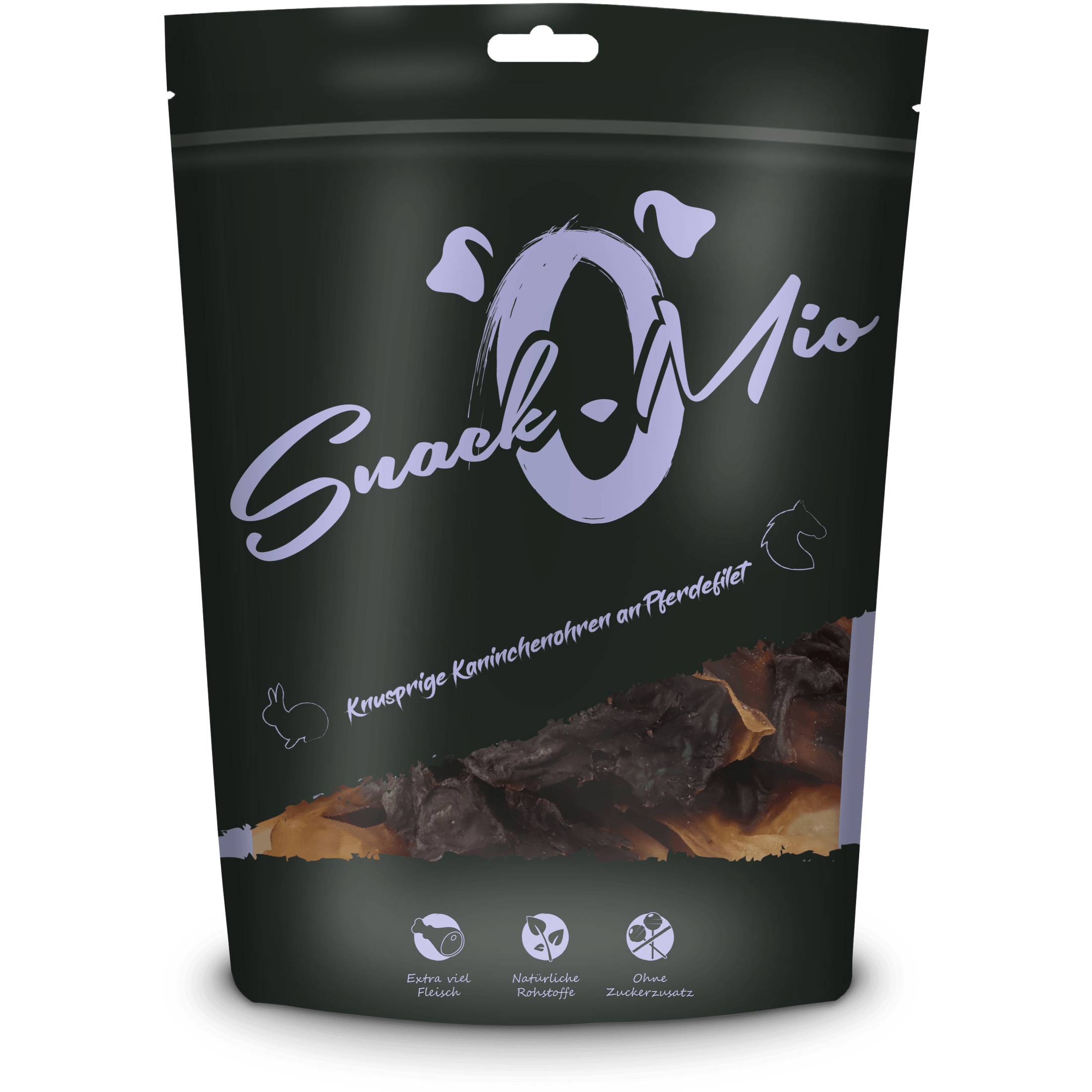 Snack'O'Mio Kaninchenohren+Pferd - grüner shoppen bei zoo.de!